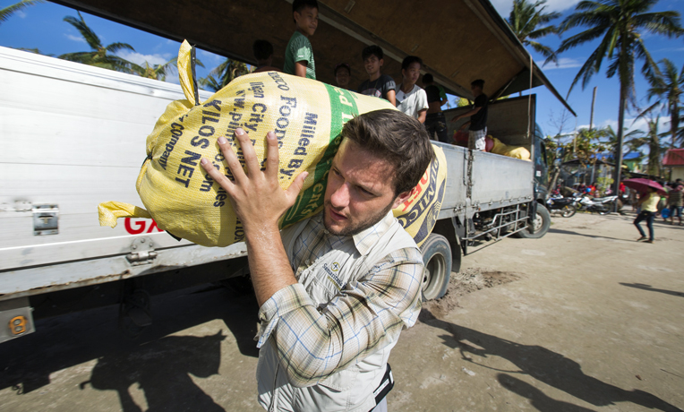 Aid for Typhoon Victims