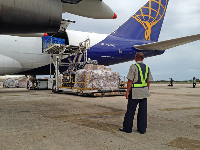 Airlifting Relief to the Philippines