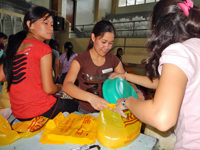 Aid for Typhoon Victims