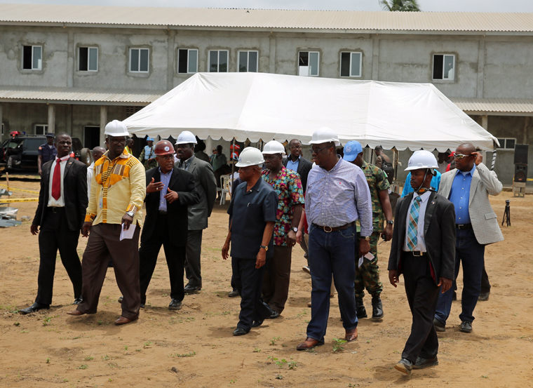 Construction Resumes on Hospital in Liberia