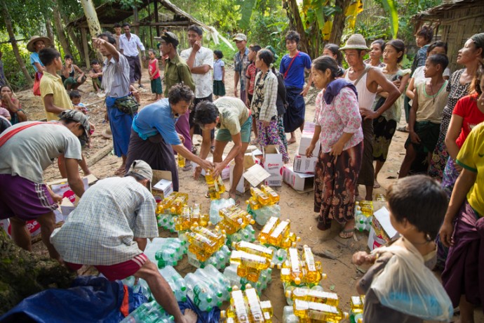 Relief Delivered in Myanmar After Catastrophic Flooding