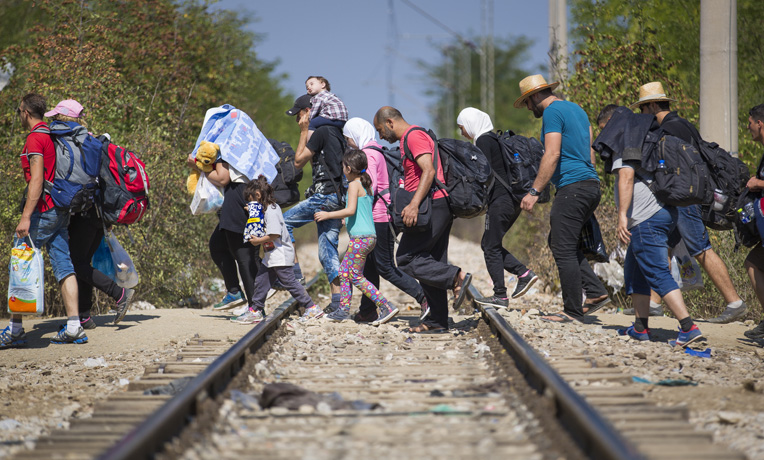 A Touching Moment from the Refugee Crisis in Europe