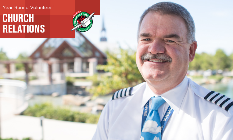 When He’s Not Flying, He’s Volunteering