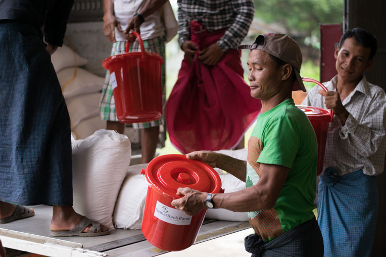 Relief Reaching Myanmar Flood Victims
