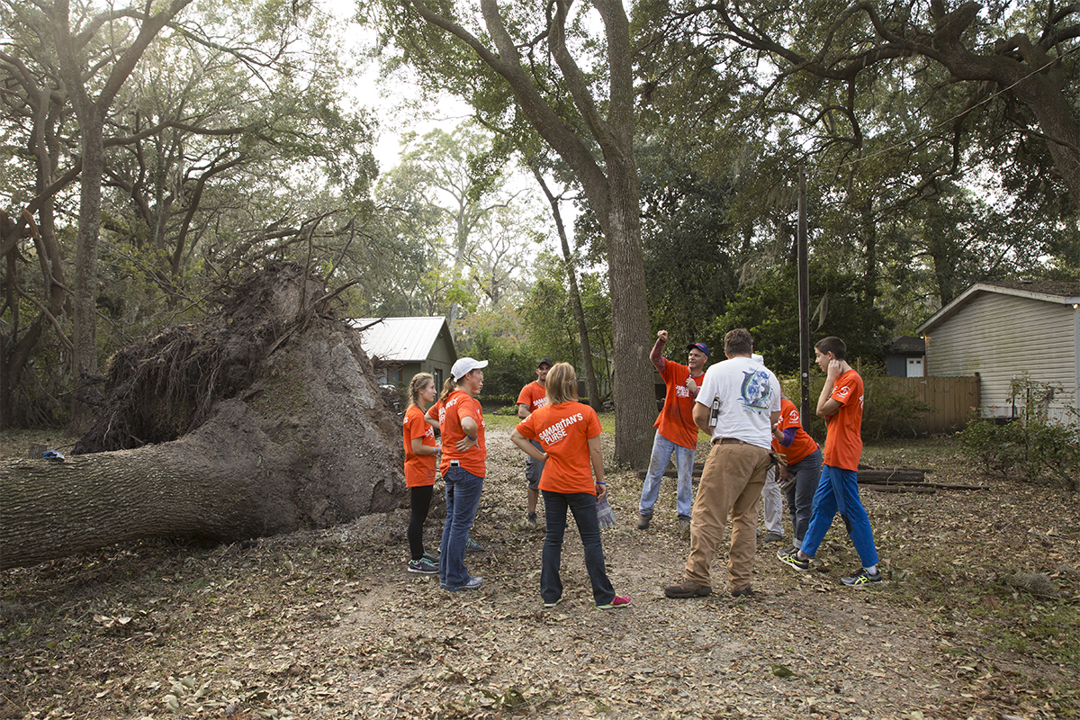 Disaster Relief Teams Help South Carolina Clean Up