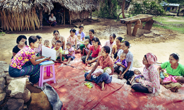 Mother Groups in Myanmar Teach Nutrition, Foster Community