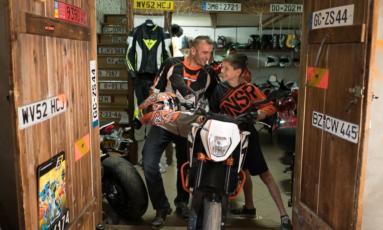 A Teen Club in Ukraine Studies the Bible and Motorbikes
