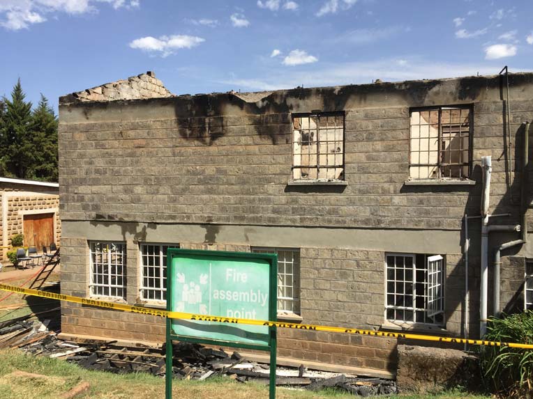 Fire Destroys Building at Tenwek Hospital in Kenya
