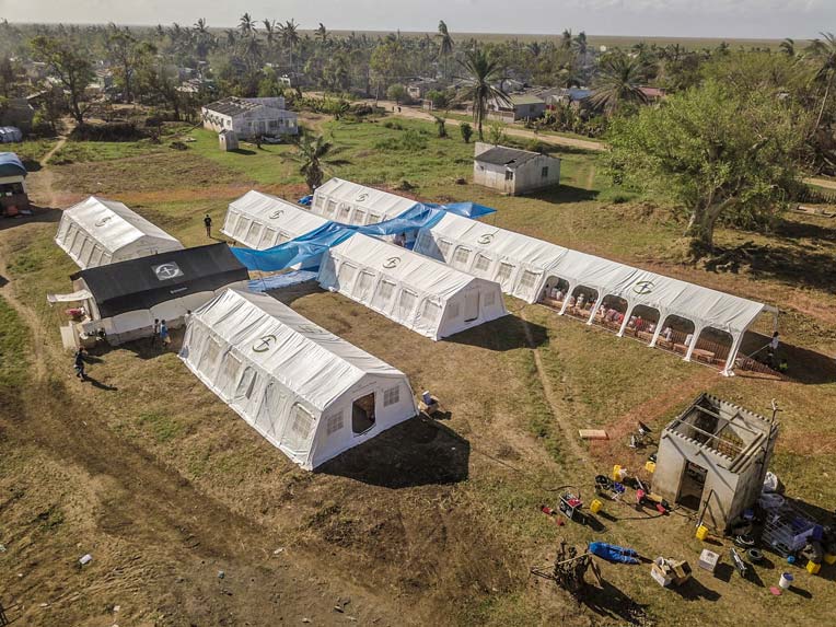Emergency Field Hospital Opens, Expanding Medical Care in Mozambique