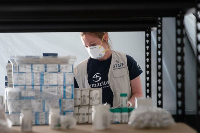 Disaster Response Team Begins Hospital Setup in Italy