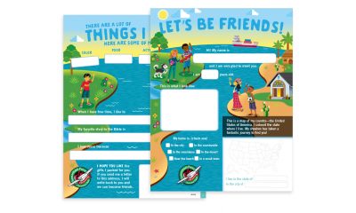“Let’s Be Friends!” Sheet