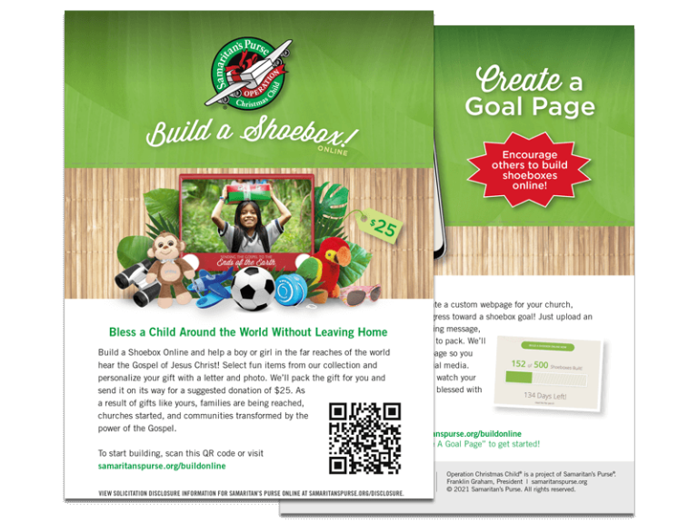 2021 Build a Shoebox Online Promotional Piece