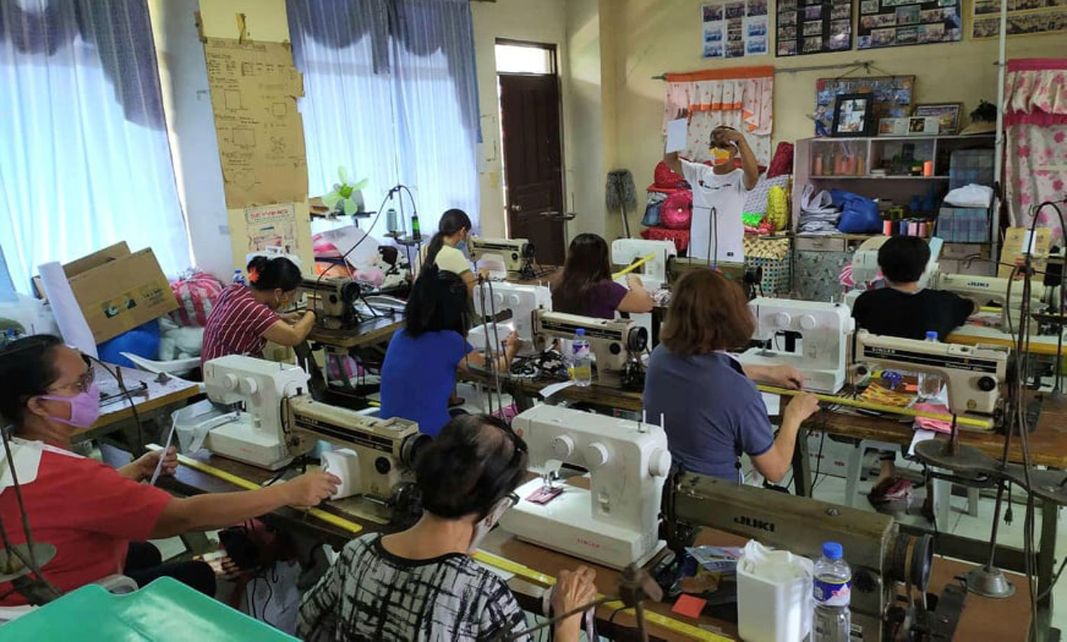 Sewing Project Helps Families Recover from Economic Crisis