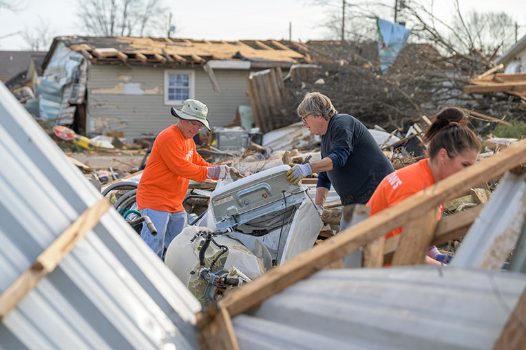 Tornado Survivors in Arkansas Grateful for Help and Encouragement