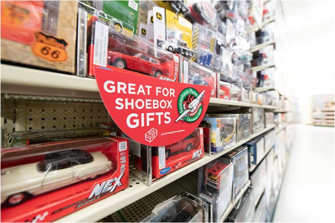 Attention Shoebox Shoppers