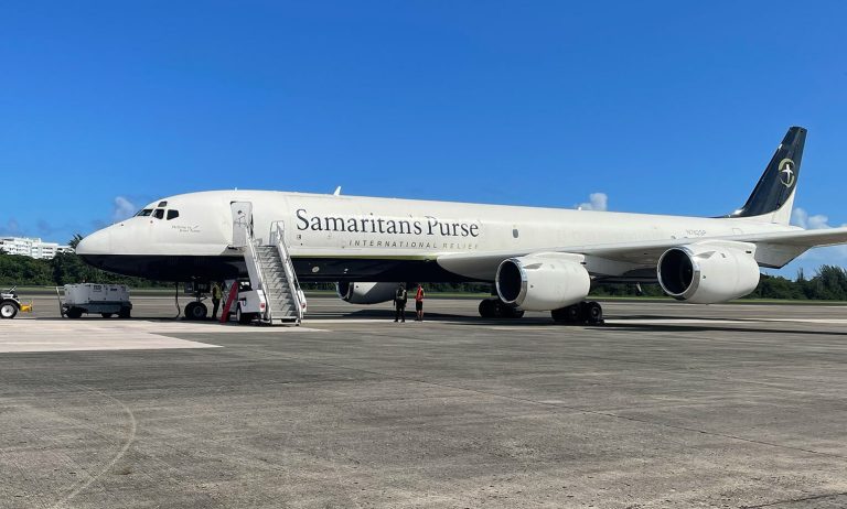 DC-8 Brings More Relief to Puerto Rico