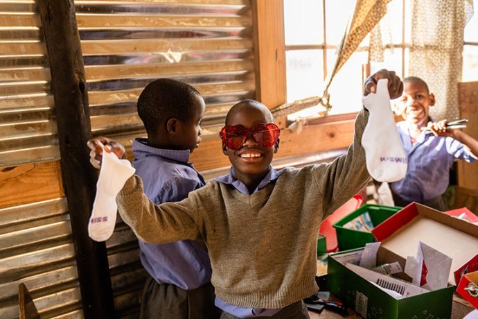 Shoebox Gifts Bring Joy to Deaf Children in Namibia