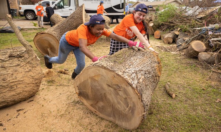 Waves of Volunteers Helping Storm-Stricken Towns