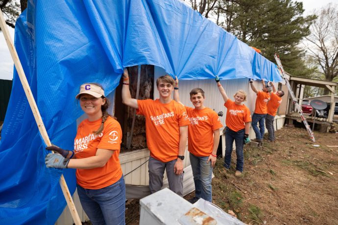 Waves of Volunteers Helping Storm-Stricken Towns