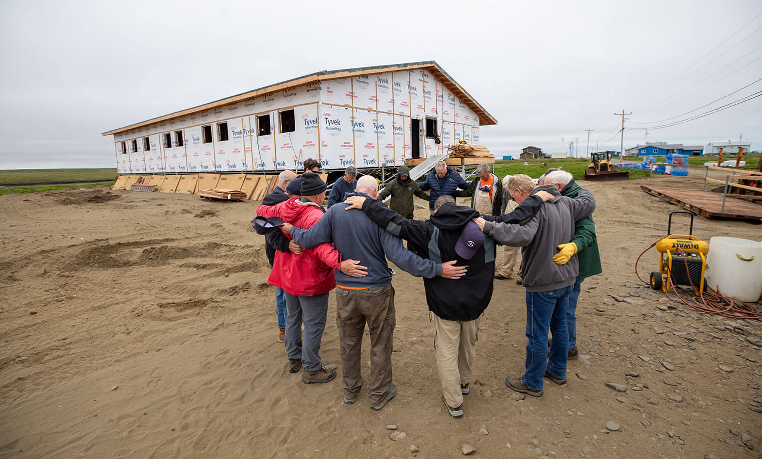 Volunteers Building Church on Remote Alaskan Island