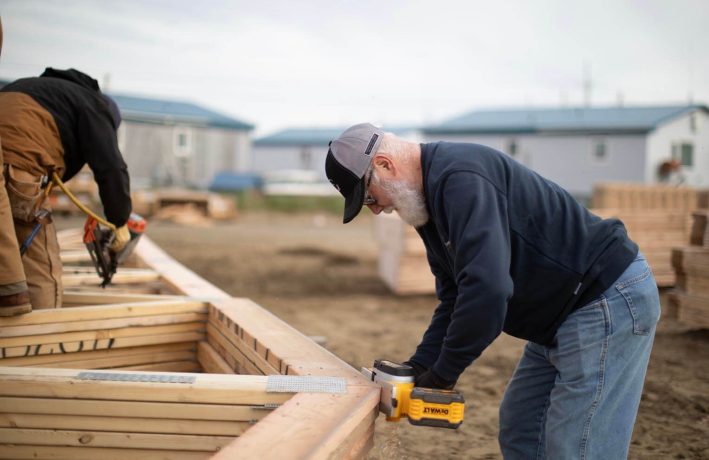 Volunteers Building Church on Remote Alaskan Island