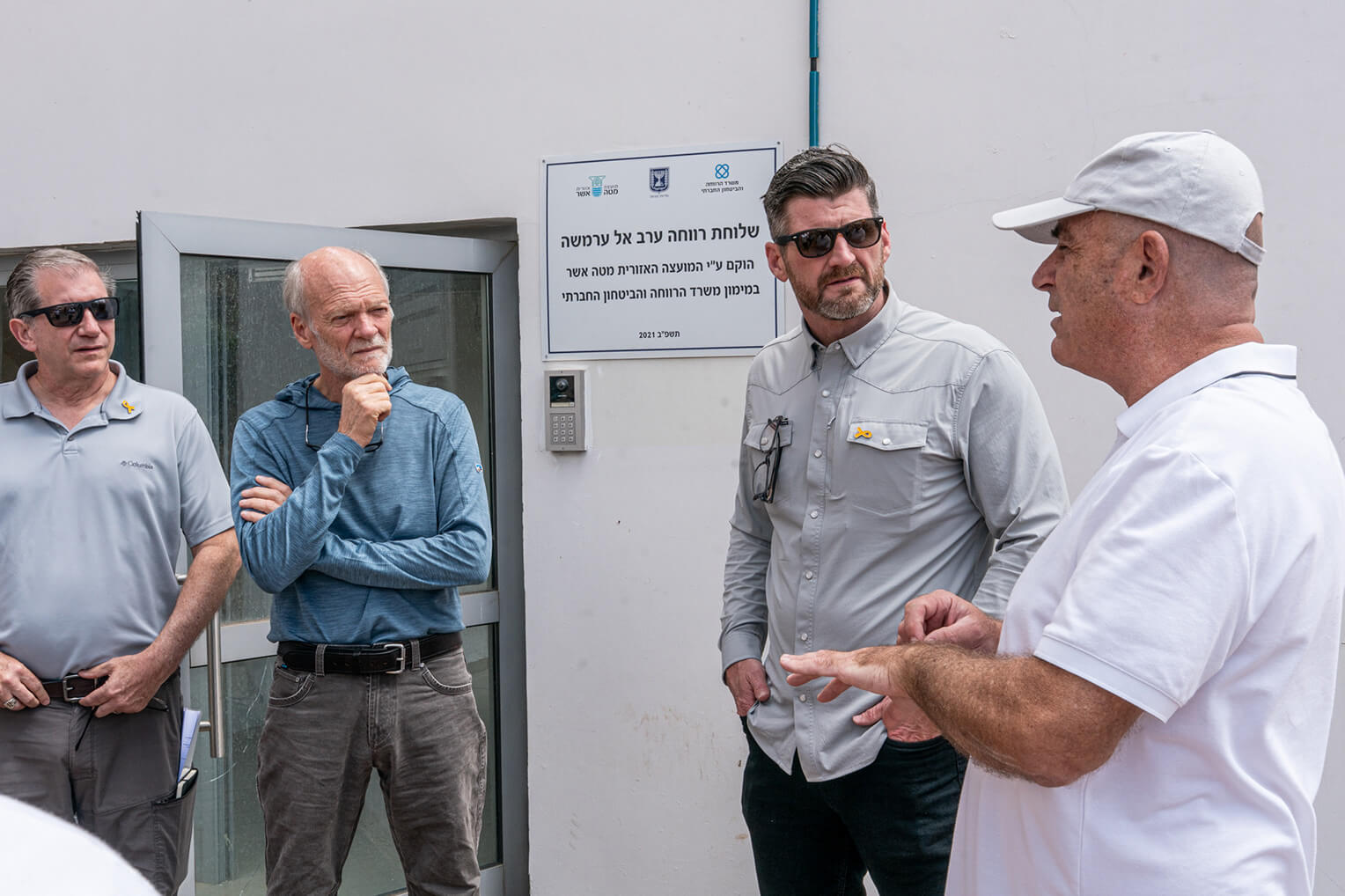 Edward Graham Visits Construction Sites in Israel’s North and South
