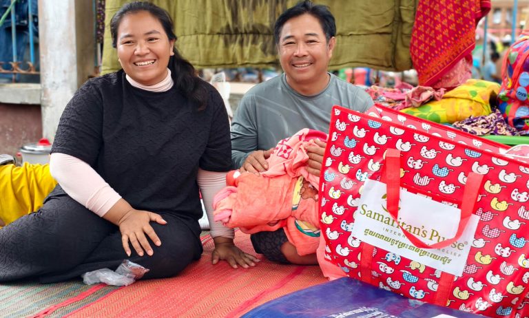 Help Arrives for Families Fleeing Conflict in Cambodia